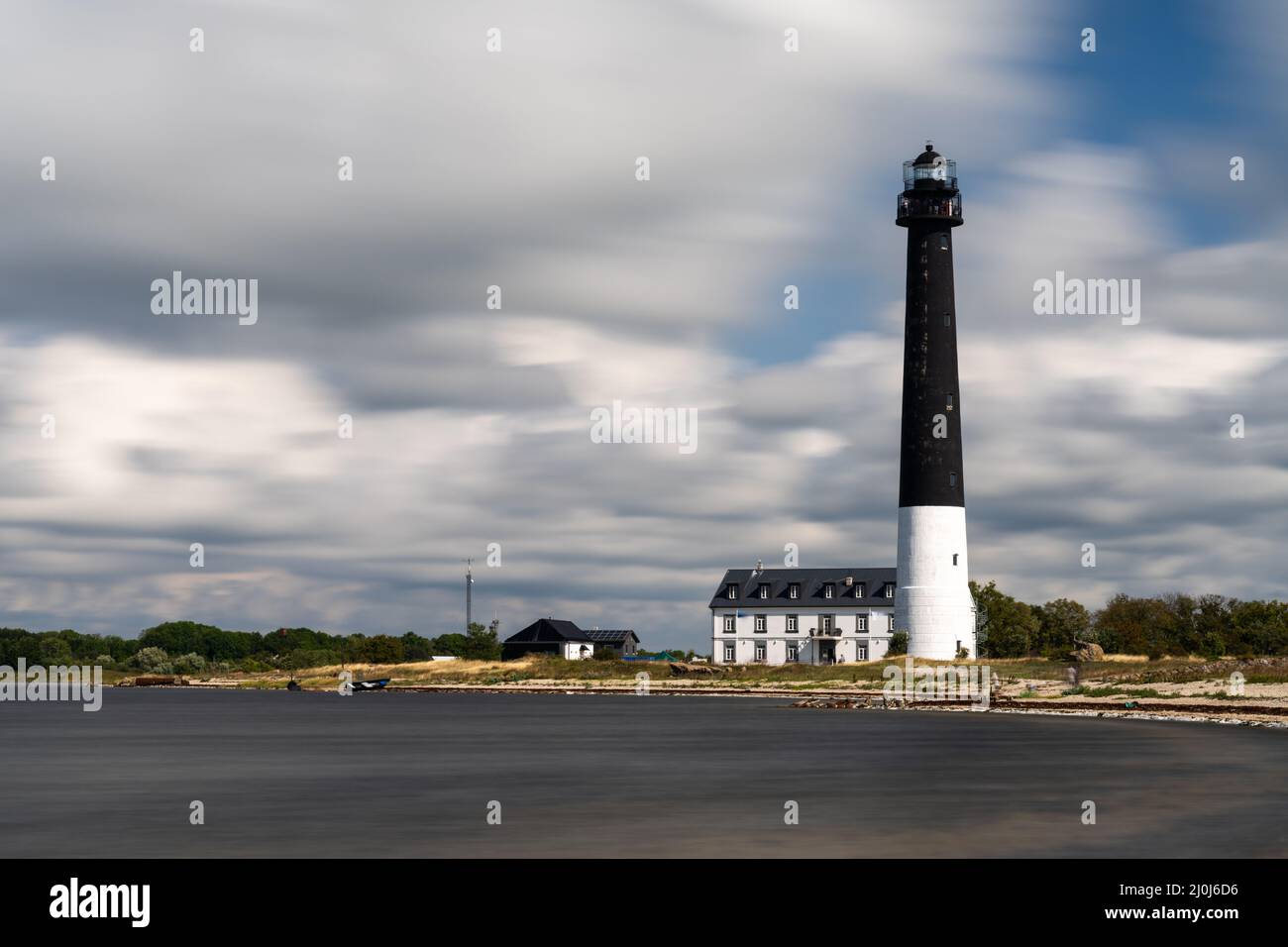 The Sorve lighthouse on Saaremaa Island of Estonia Stock Photo - Alamy