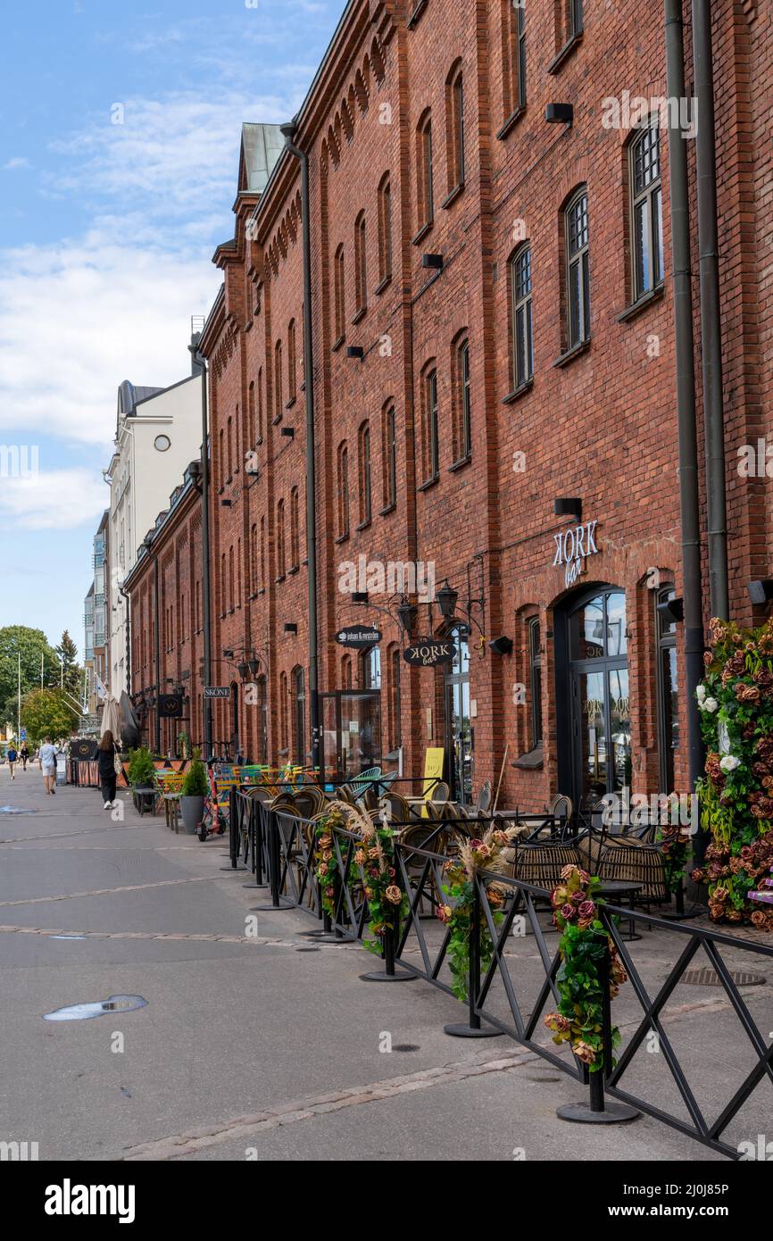 Red brick old building helsinki hi-res stock photography and images - Alamy