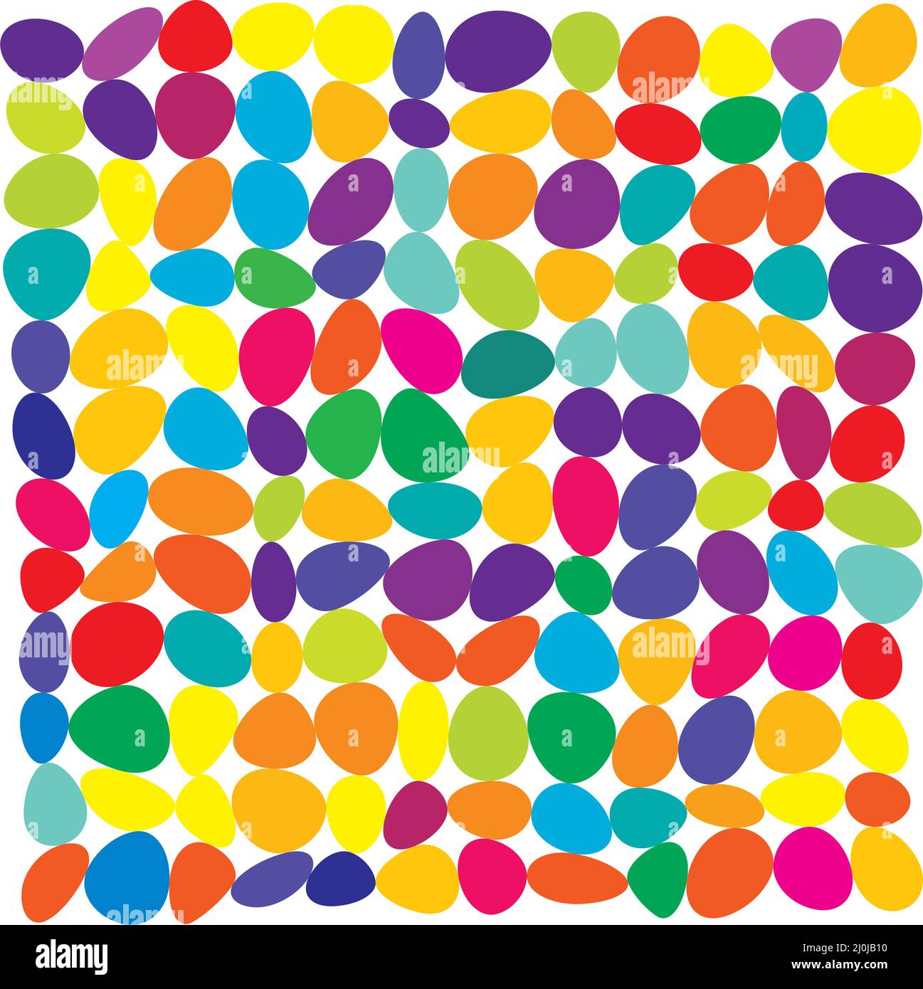 Rounded stones, pebbles, rock wall pattern and texture - stock vector ...