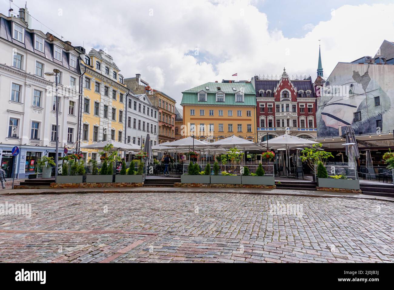 Riga city life hi-res stock photography and images - Alamy