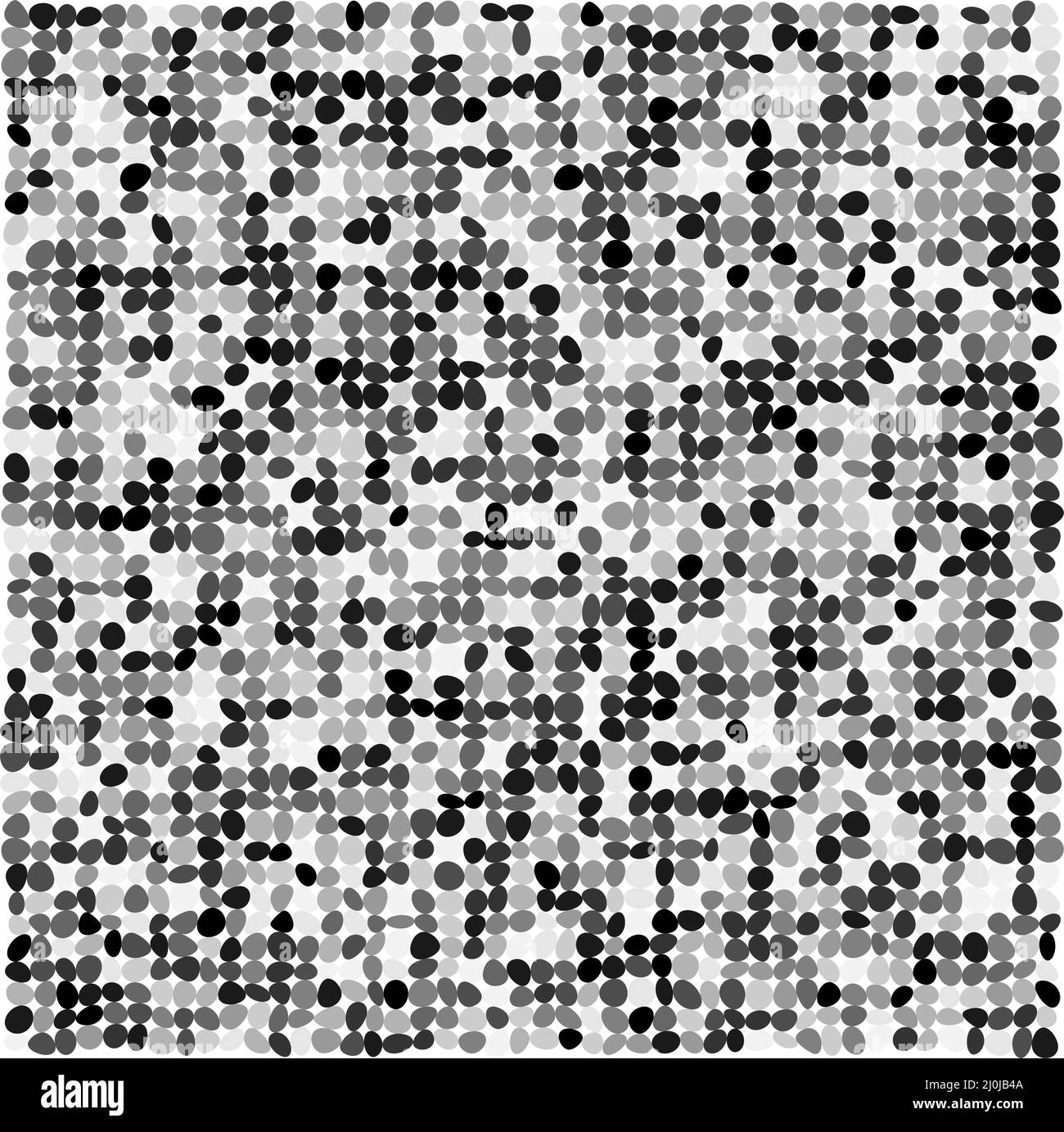 Rounded stones, pebbles, rock wall pattern and texture - stock vector ...