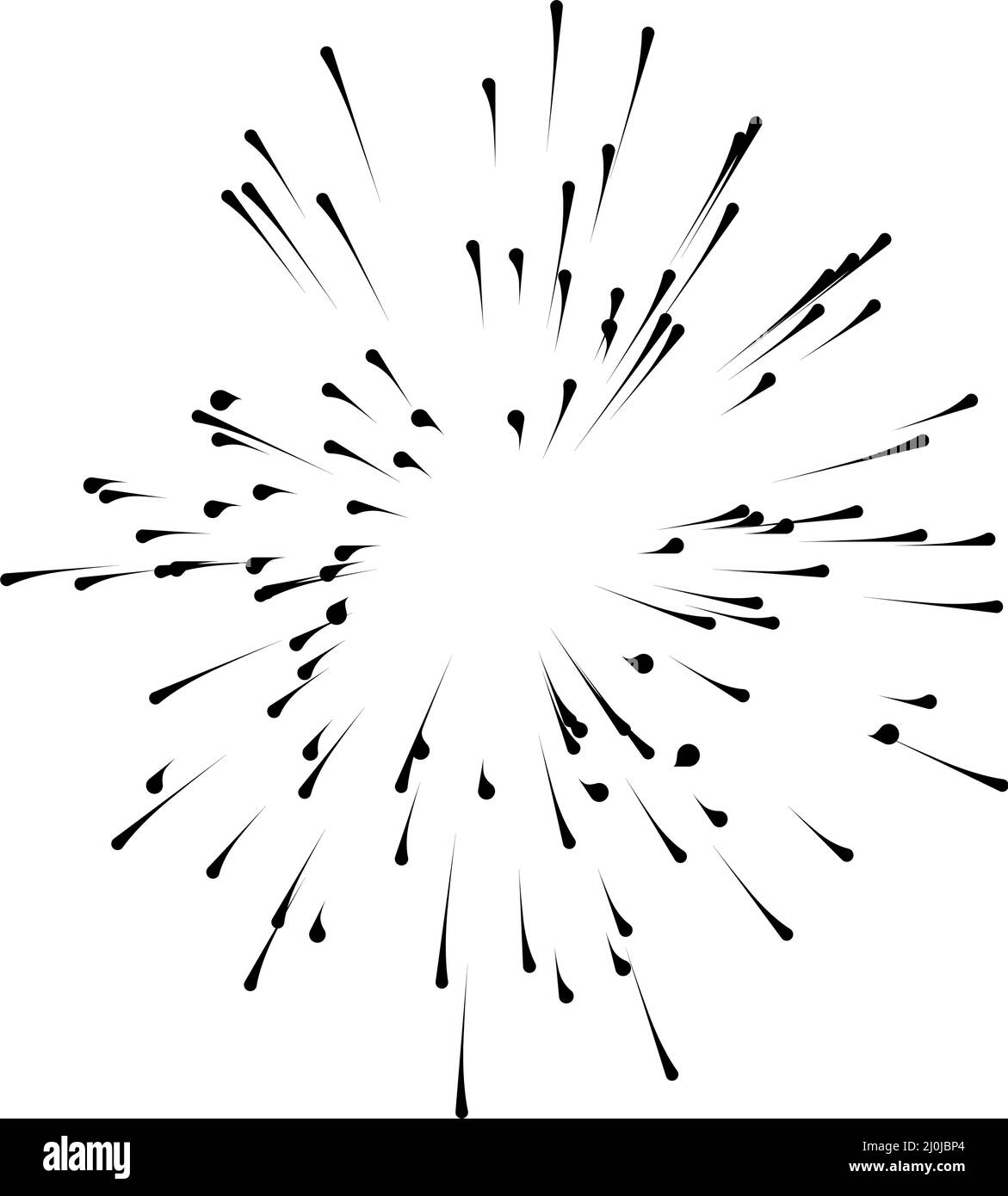 Radiate lines, rays, beams. Radiating, radial sun, starburst with ...