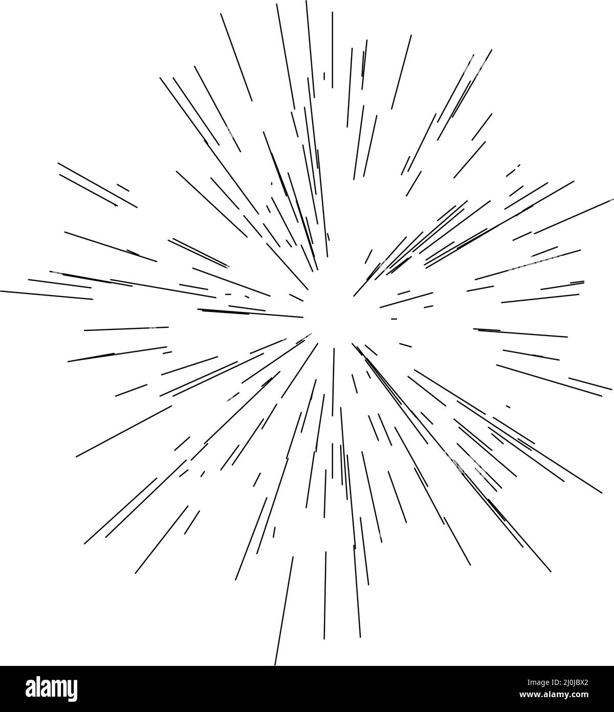 Radiate lines, rays, beams. Radiating, radial sun, starburst with ...