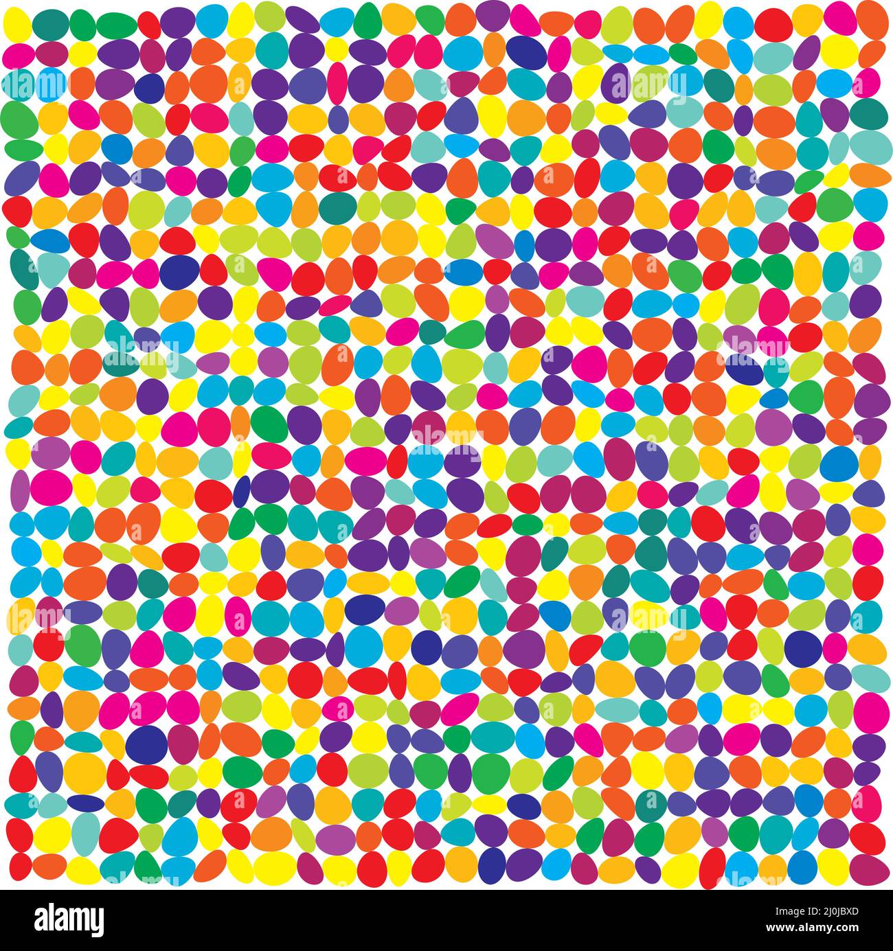 Rounded stones, pebbles, rock wall pattern and texture - stock vector ...