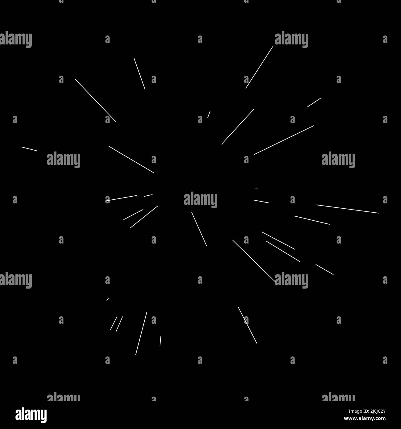 Radiate lines, rays, beams. Radiating, radial sun, starburst with ...