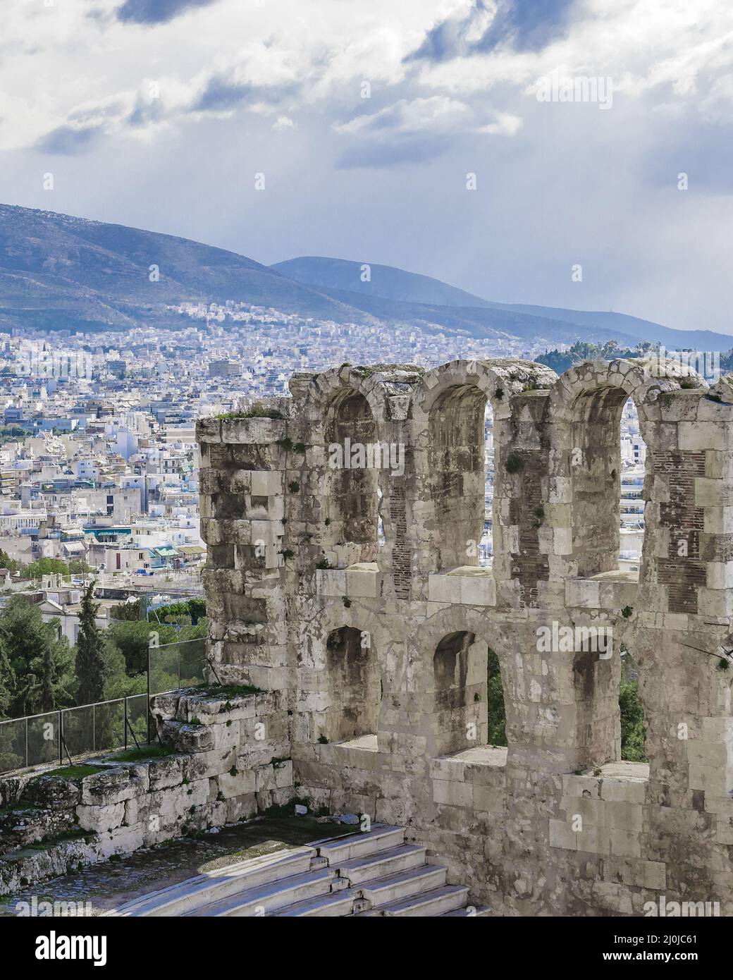 Odeon of Herodes Atticus, Athens, Greece Stock Photo - Alamy