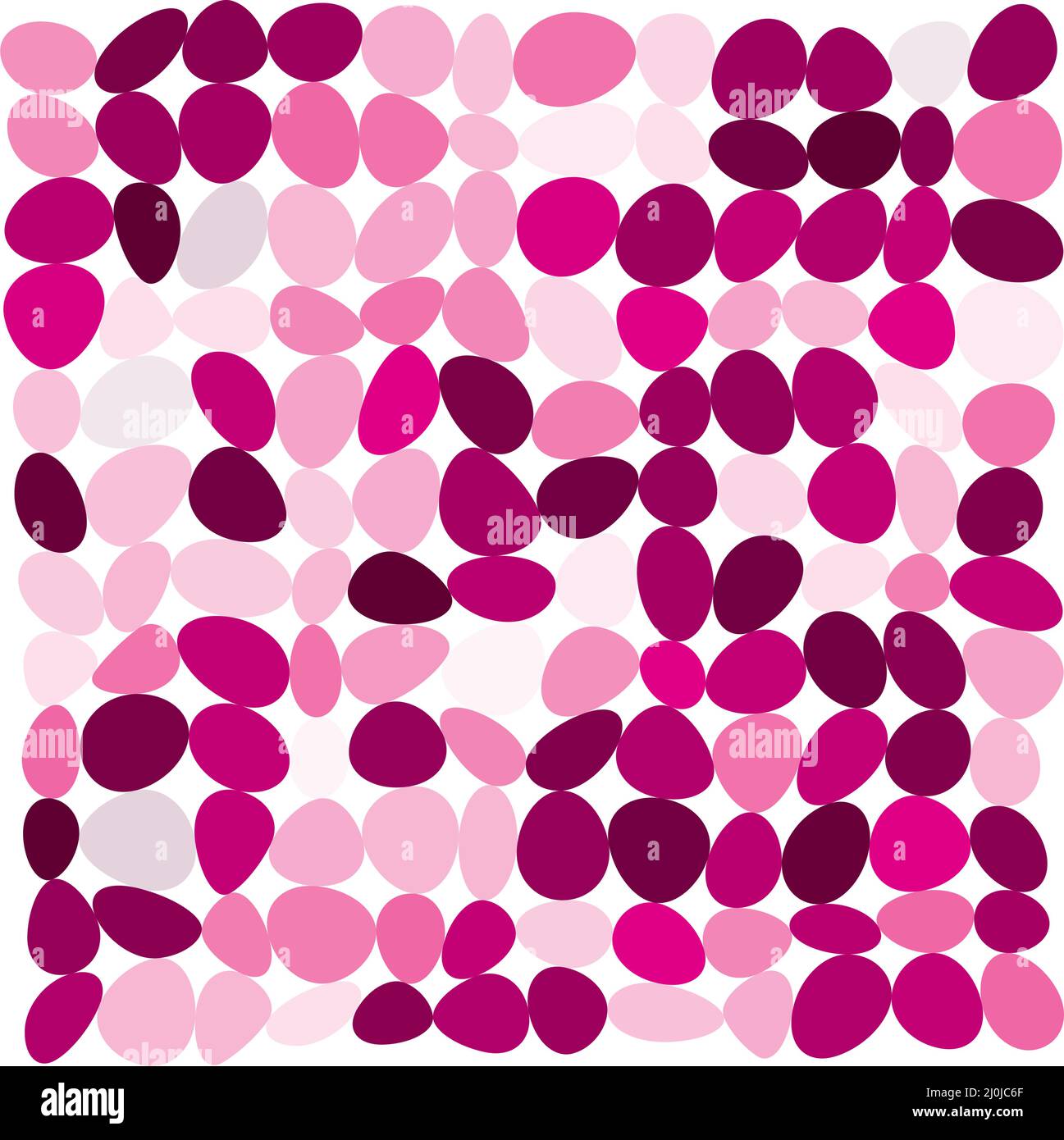 Rounded stones, pebbles, rock wall pattern and texture - stock vector ...