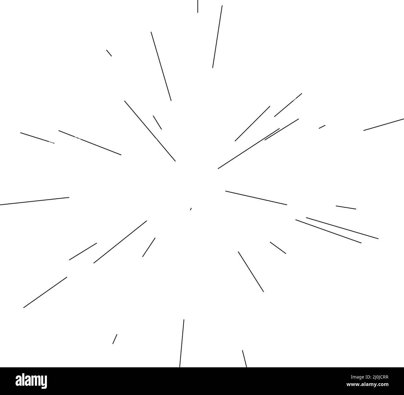 Radiate lines, rays, beams. Radiating, radial sun, starburst with ...