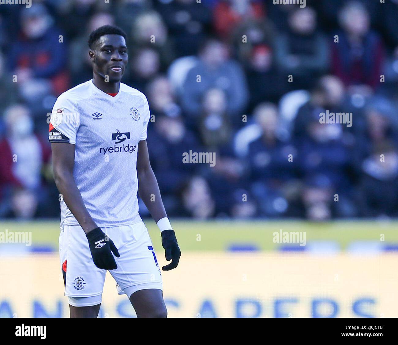 Elijah Adebayo #11 of Luton Town during the game Stock Photo - Alamy
