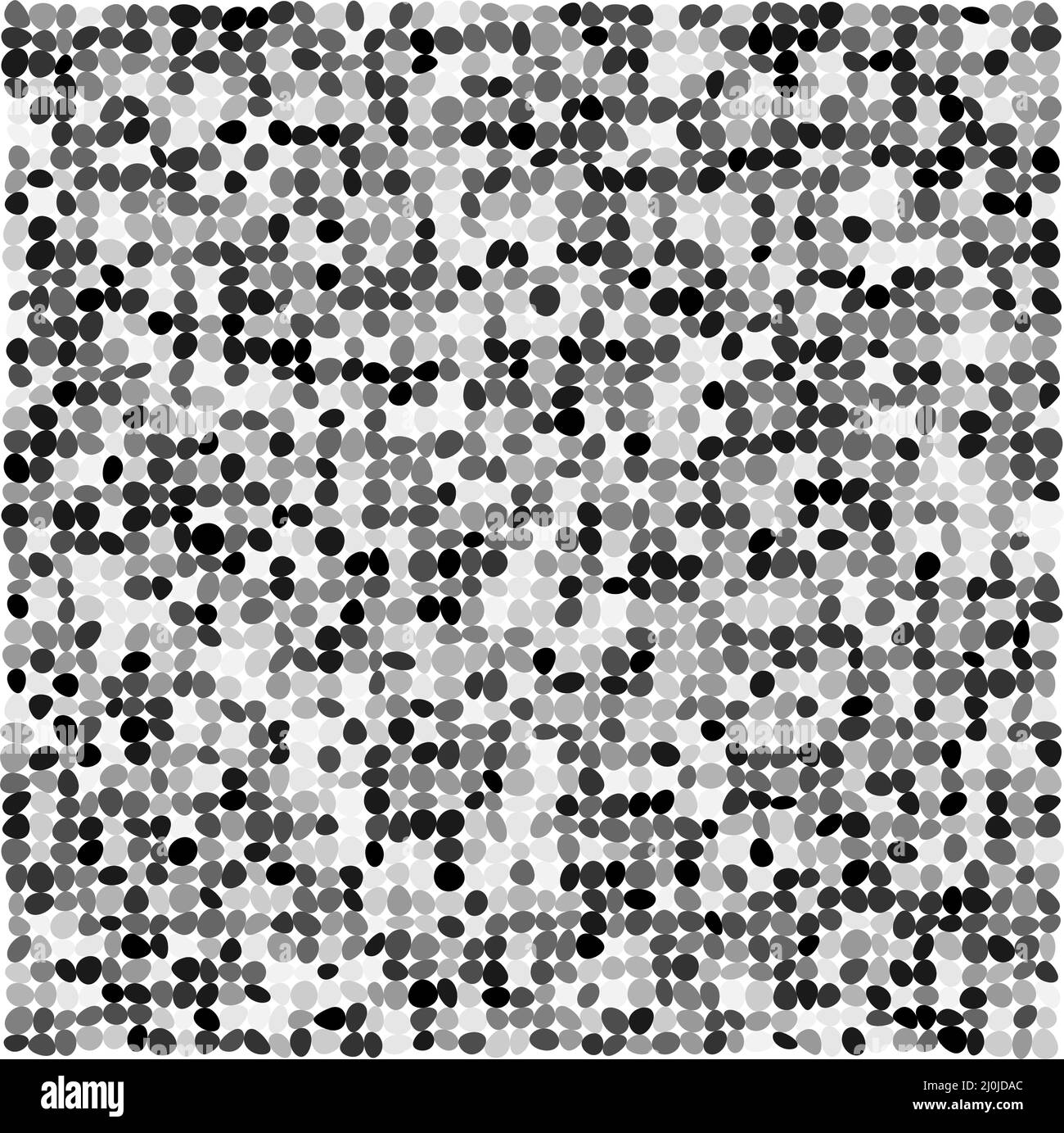 Rounded stones, pebbles, rock wall pattern and texture - stock vector ...