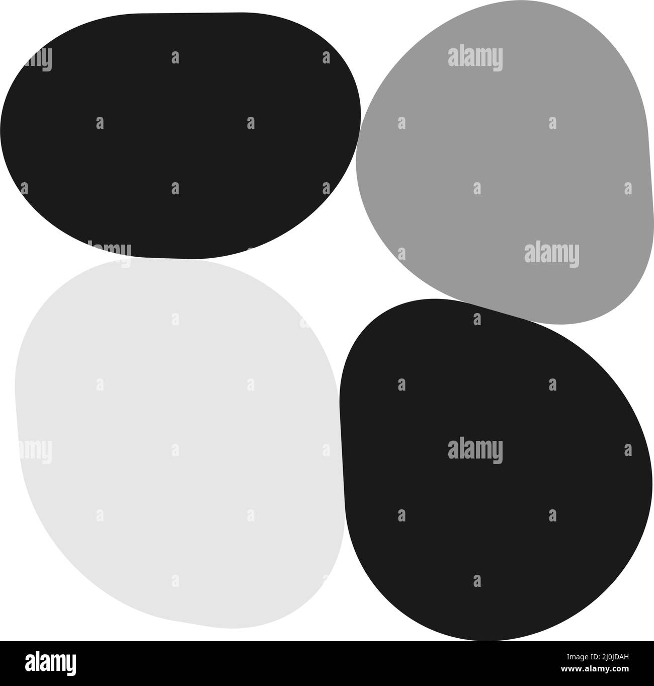 Rounded stones, pebbles, rock wall pattern and texture - stock vector ...