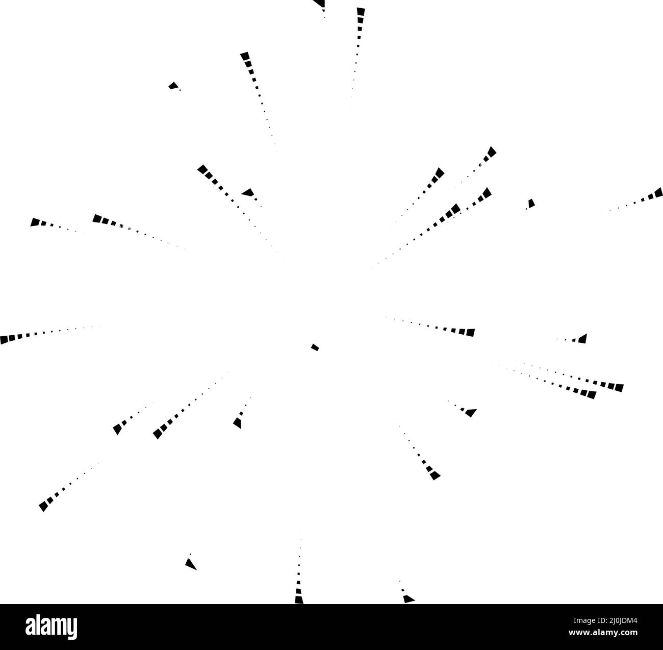 Random dots, circles and polkadots spreading, radiating. Confetti ...