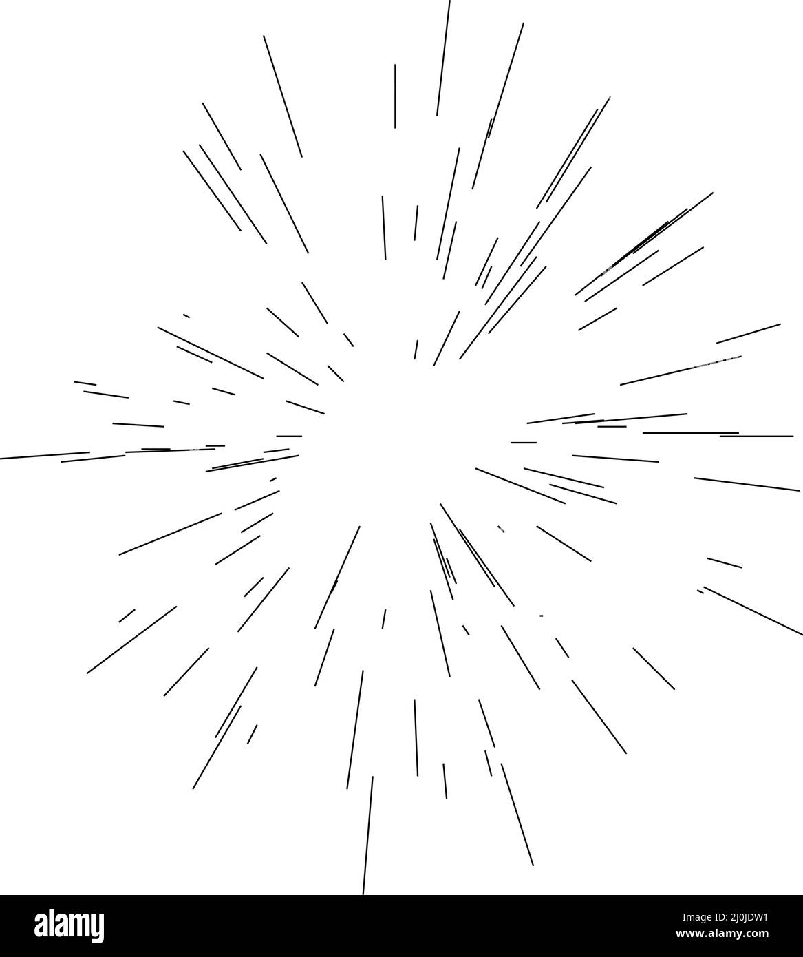 Radiate lines, rays, beams. Radiating, radial sun, starburst with ...