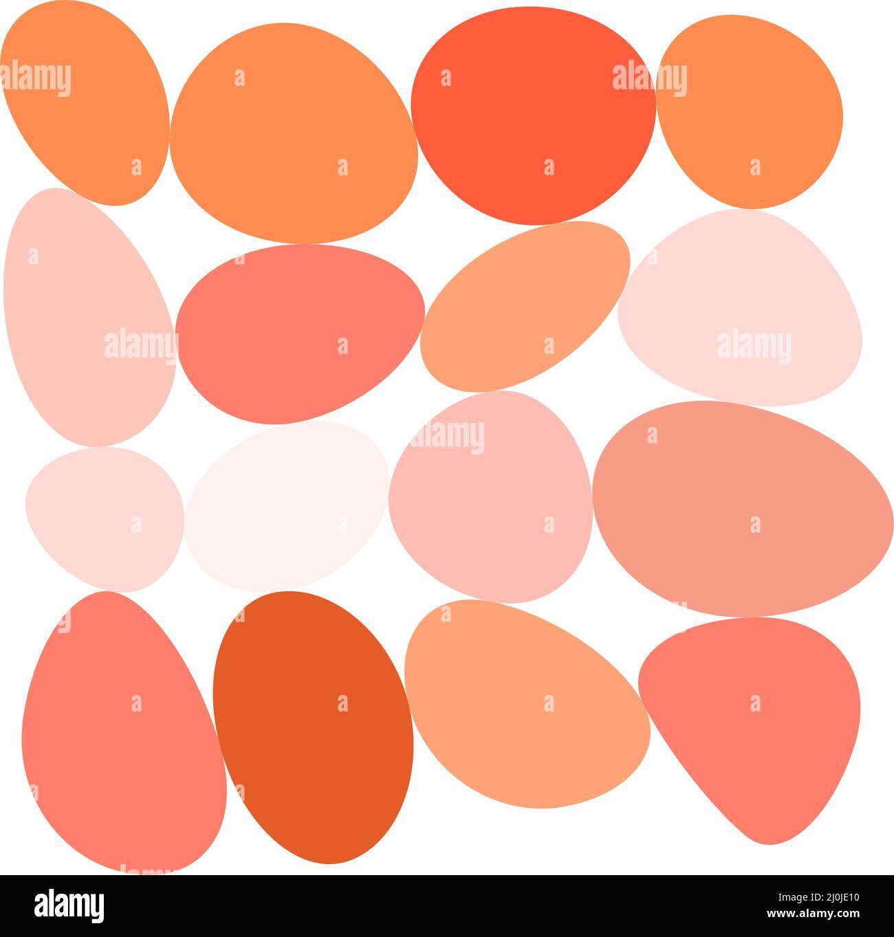 Rounded stones, pebbles, rock wall pattern and texture - stock vector ...