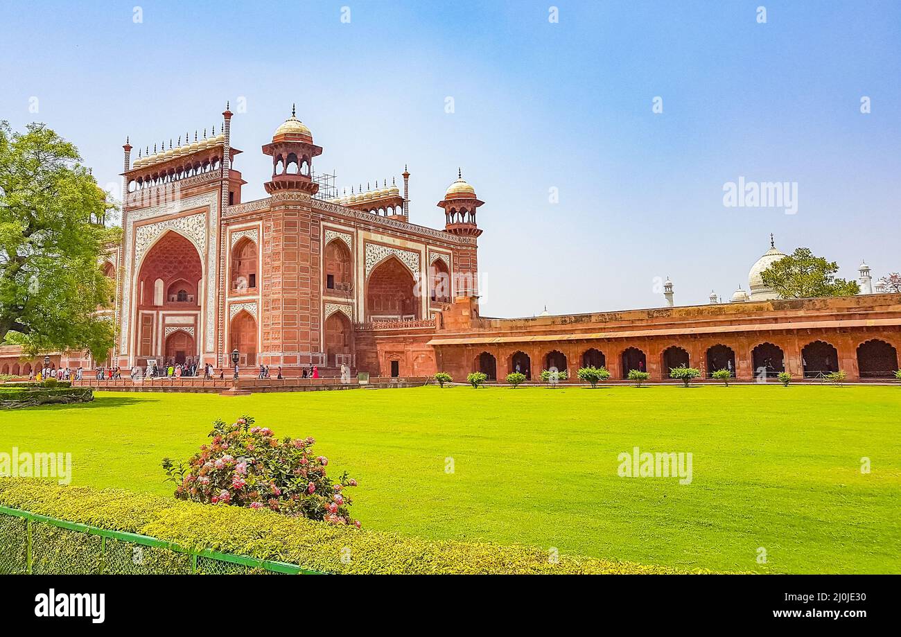 Taj mahal india great gate hi-res stock photography and images - Alamy