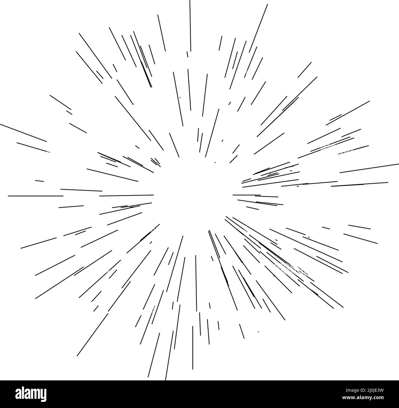 Radiate lines, rays, beams. Radiating, radial sun, starburst with ...