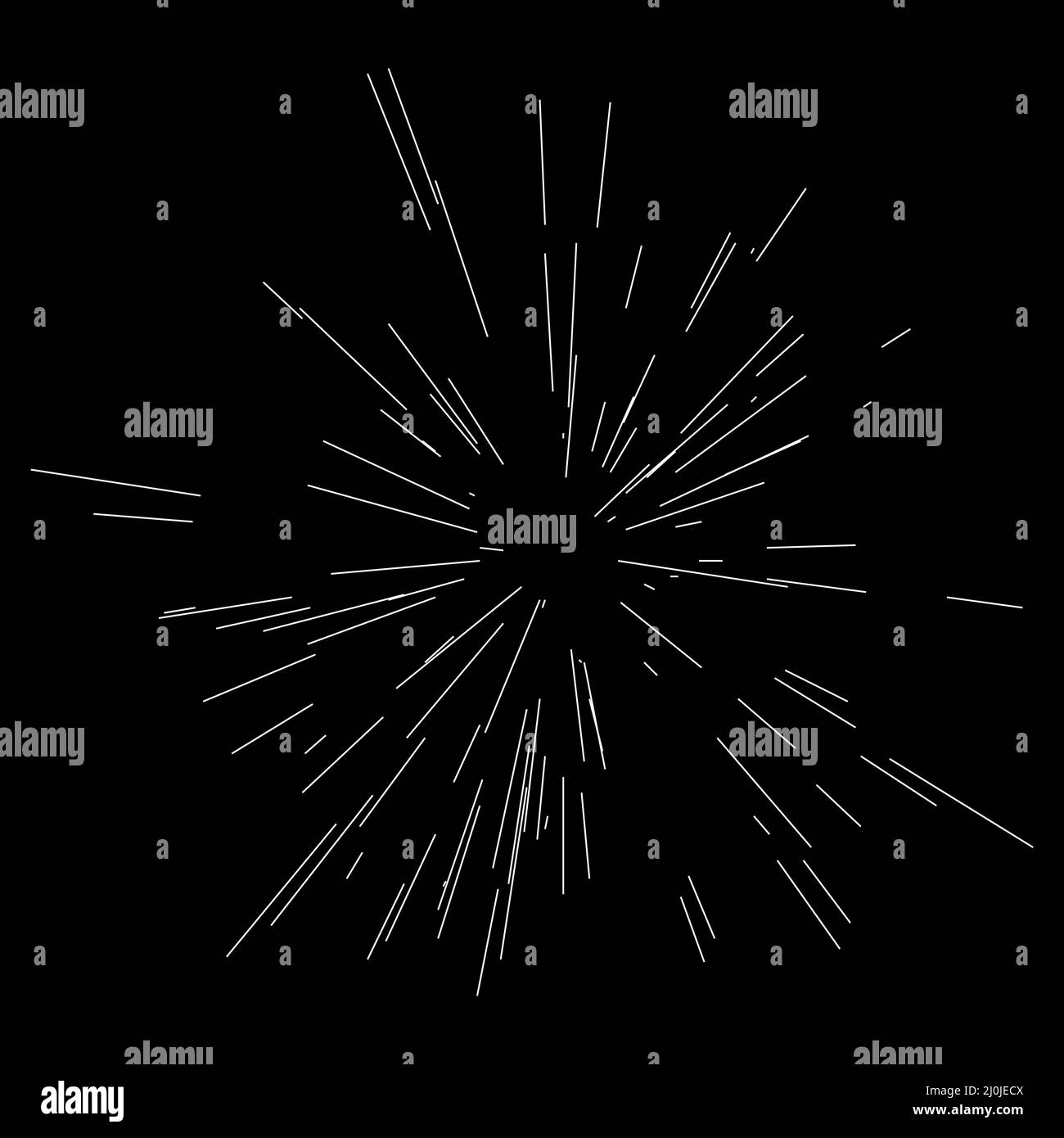 Radiate lines, rays, beams. Radiating, radial sun, starburst with ...