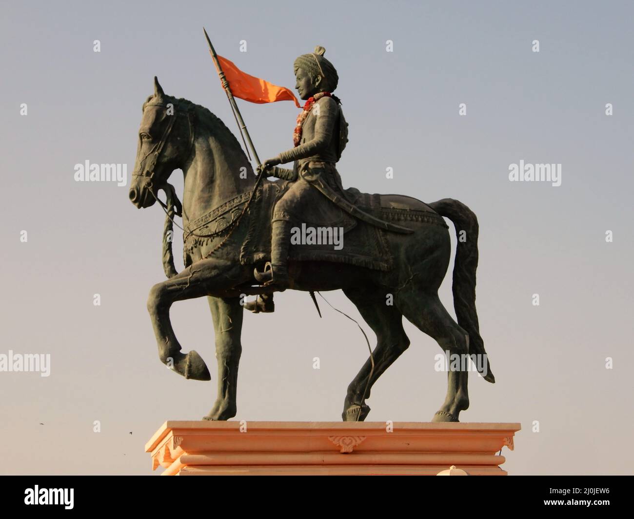 Veer Hamirji Gohil Statue in Somnath, Gujarat Stock Photo - Alamy