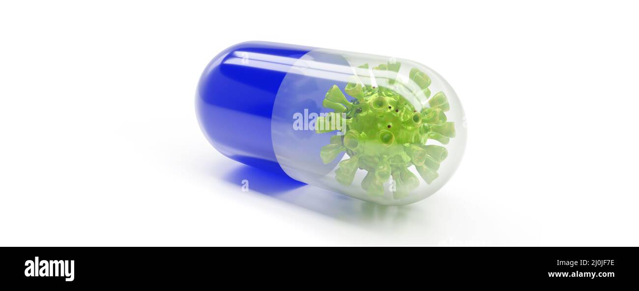 Medication of antiviral capsule for treatment and prevention of corona ...