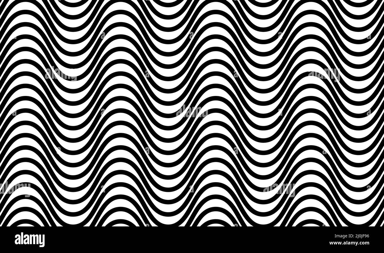 Wavy, waving wave lines, stripes pattern, texture element - stock ...