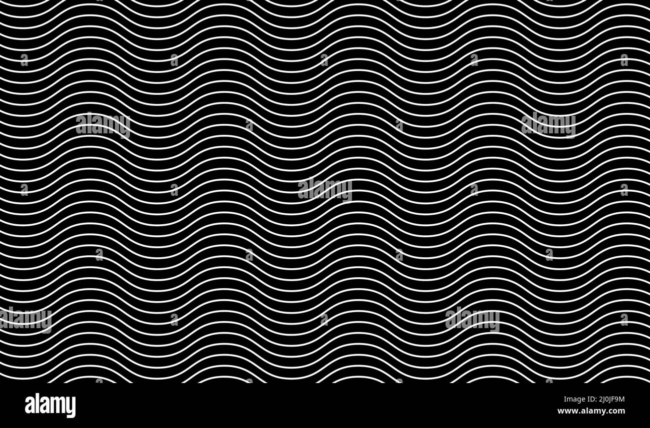 Wavy, waving wave lines, stripes pattern, texture element - stock ...