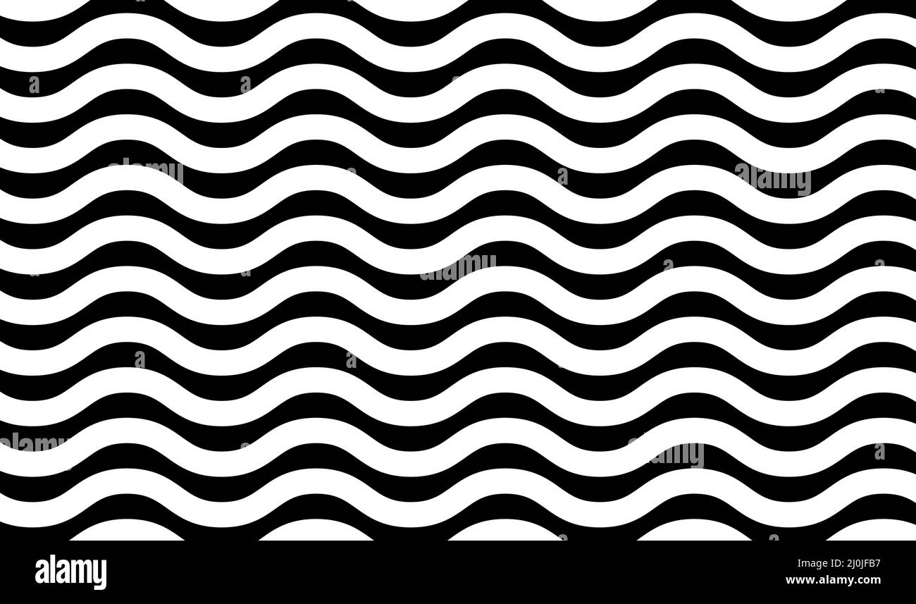 Wavy, waving wave lines, stripes pattern, texture element - stock ...