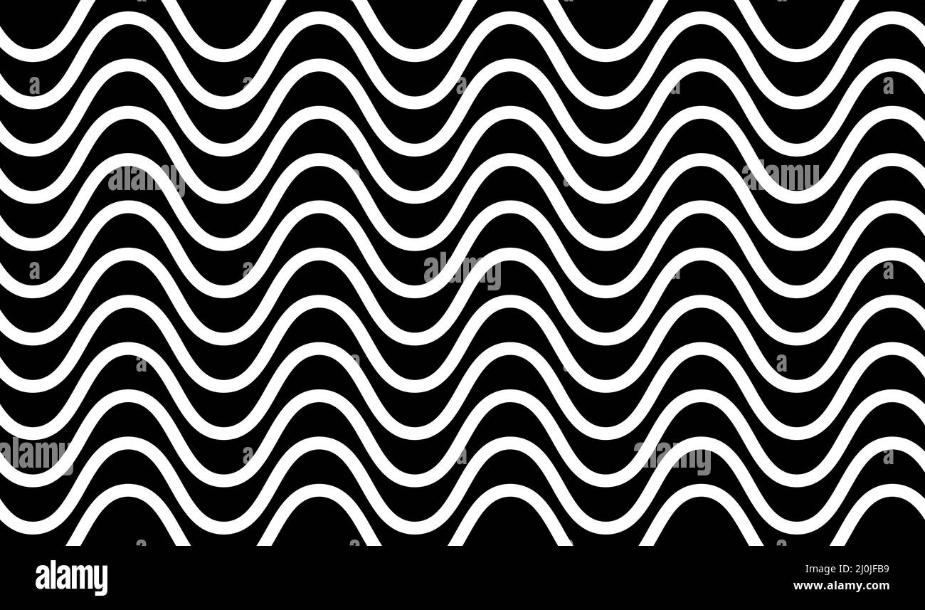 Wavy, waving wave lines, stripes pattern, texture element - stock ...