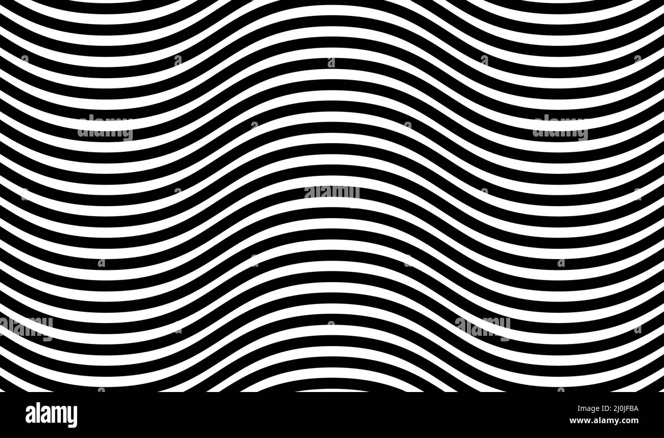 Wavy, waving wave lines, stripes pattern, texture element - stock ...