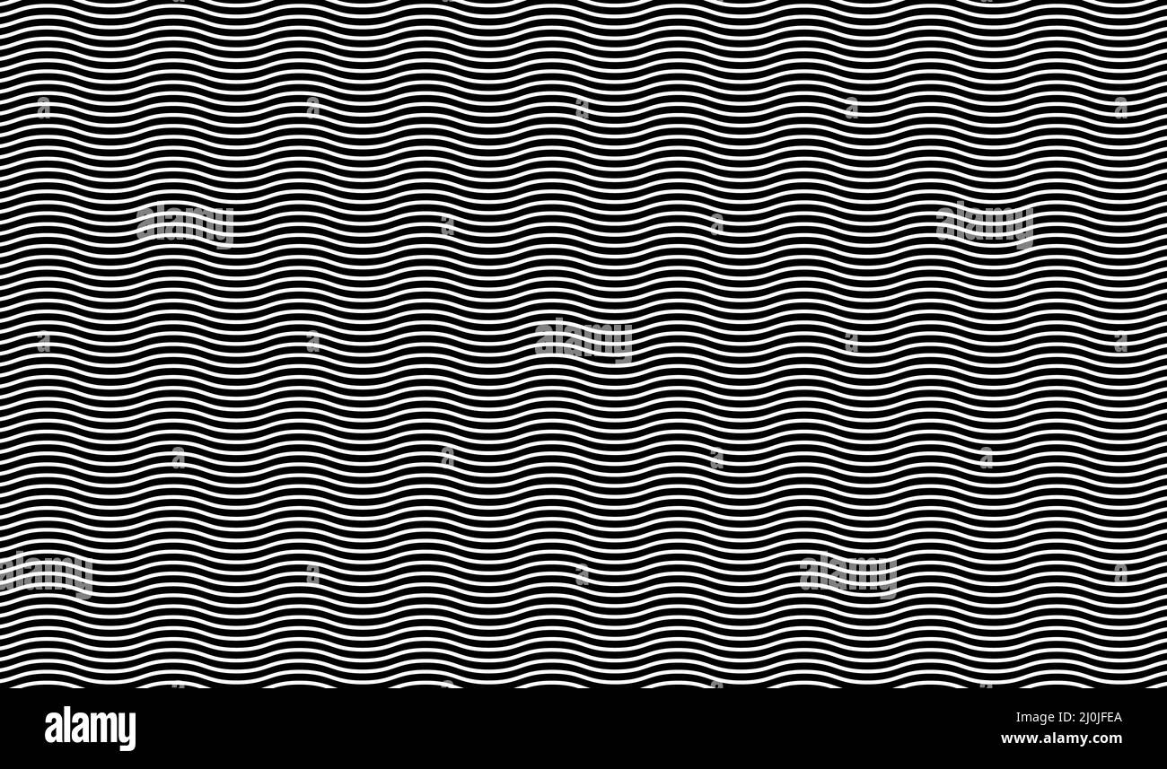 Wavy, waving wave lines, stripes pattern, texture element - stock ...