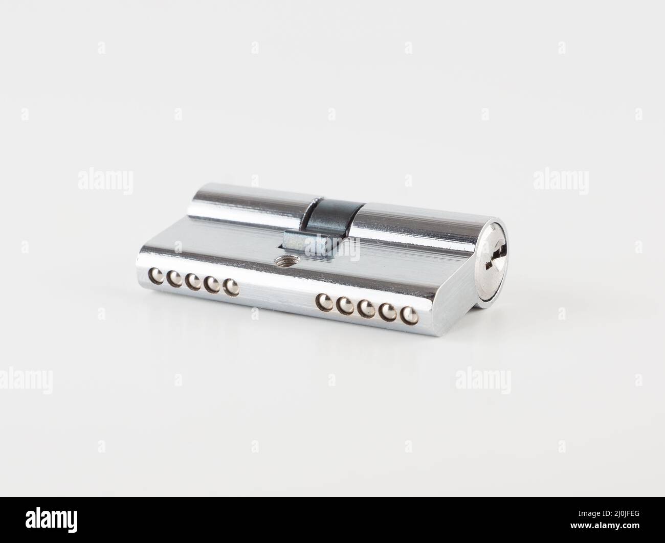door lock cell isolated on white background Stock Photo - Alamy