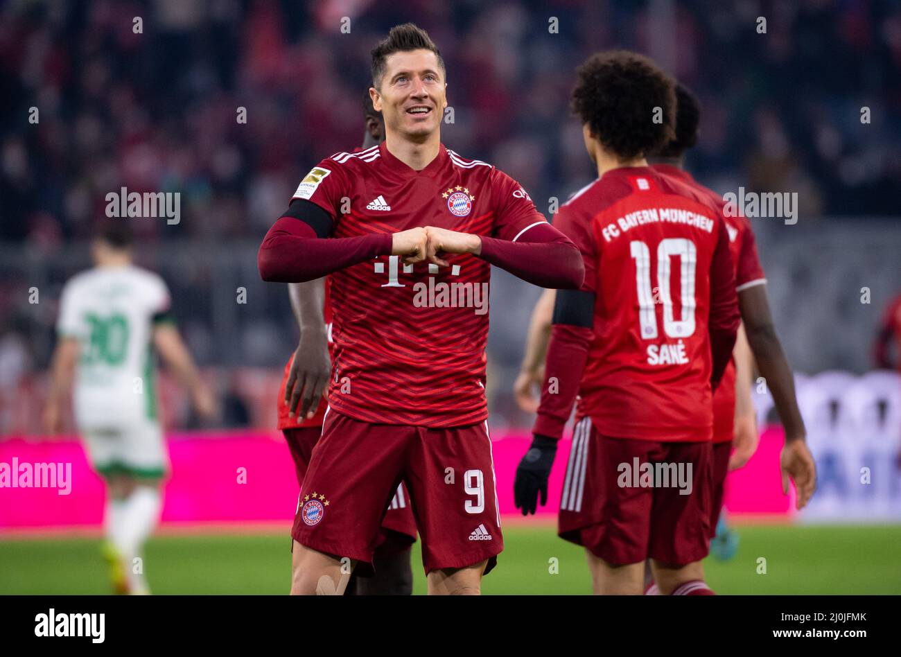 Munich, Germany. 19th Mar, 2022. Soccer: Bundesliga, Bayern Munich - 1. FC Union Berlin ...