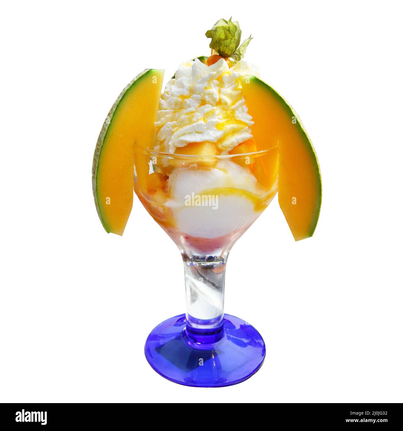 Melon ice cream cone hi-res stock photography and images - Alamy