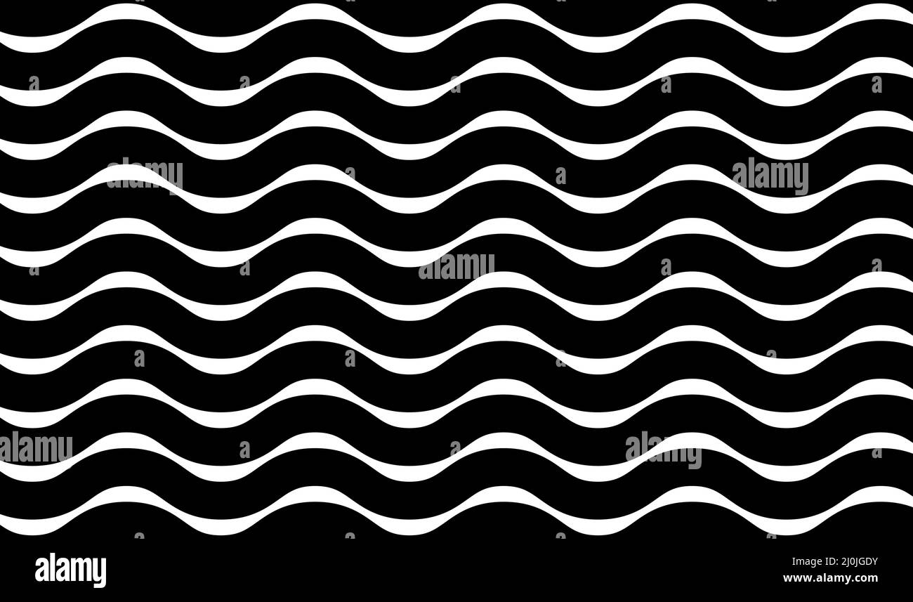 Wavy, waving wave lines, stripes pattern, texture element - stock ...