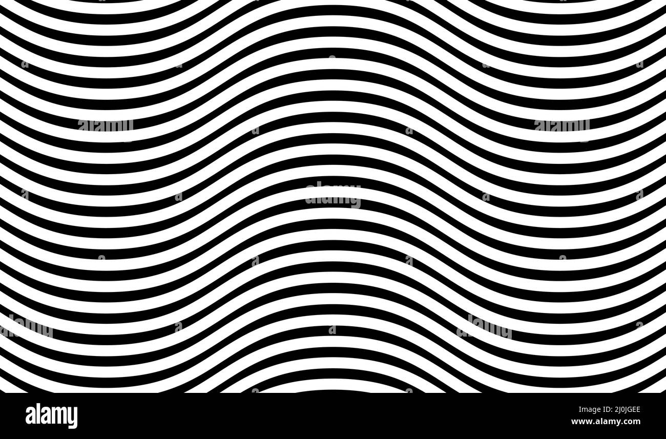 Wavy, waving wave lines, stripes pattern, texture element - stock ...
