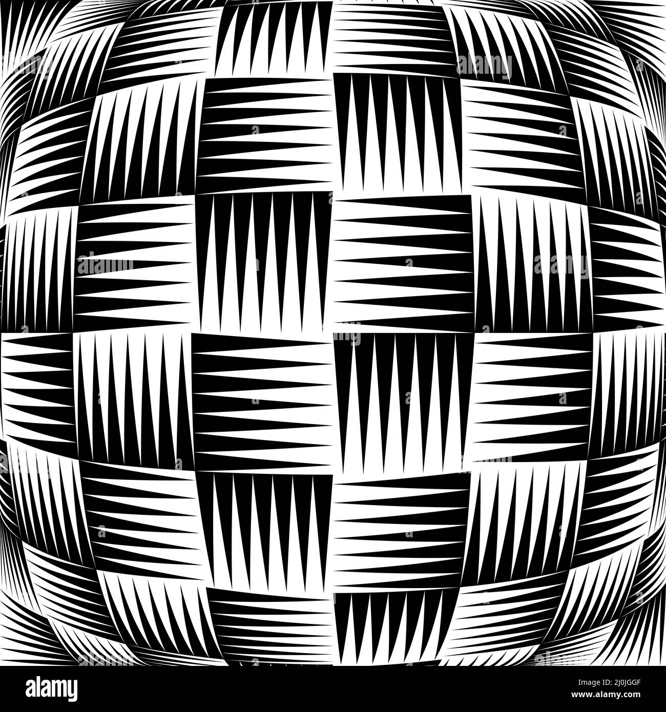 Abstract op-art, edgy, triangular background, pattern and texture in ...