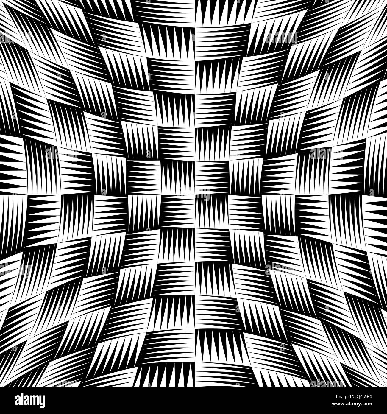 Abstract op-art, edgy, triangular background, pattern and texture in ...