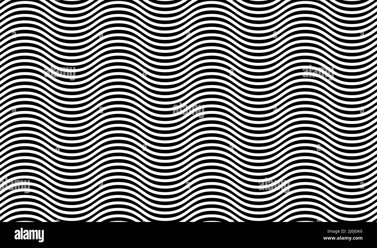 Wavy, waving wave lines, stripes pattern, texture element - stock ...
