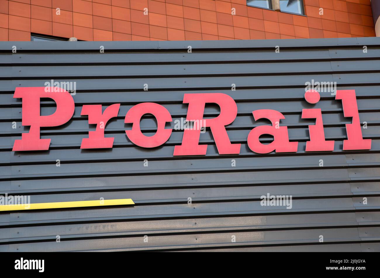 Billboard Prorail At Amsterdam At Amsterdam The Netherlands 17-3-2022 ...