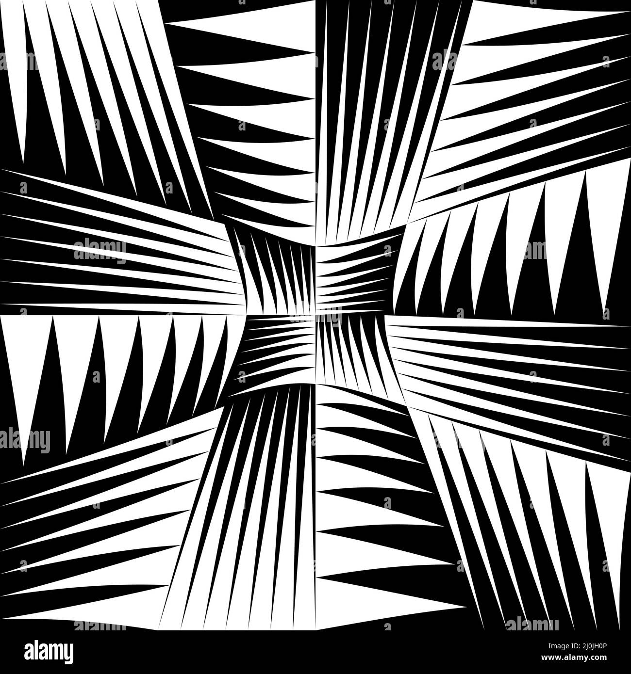 Abstract op-art, edgy, triangular background, pattern and texture in ...