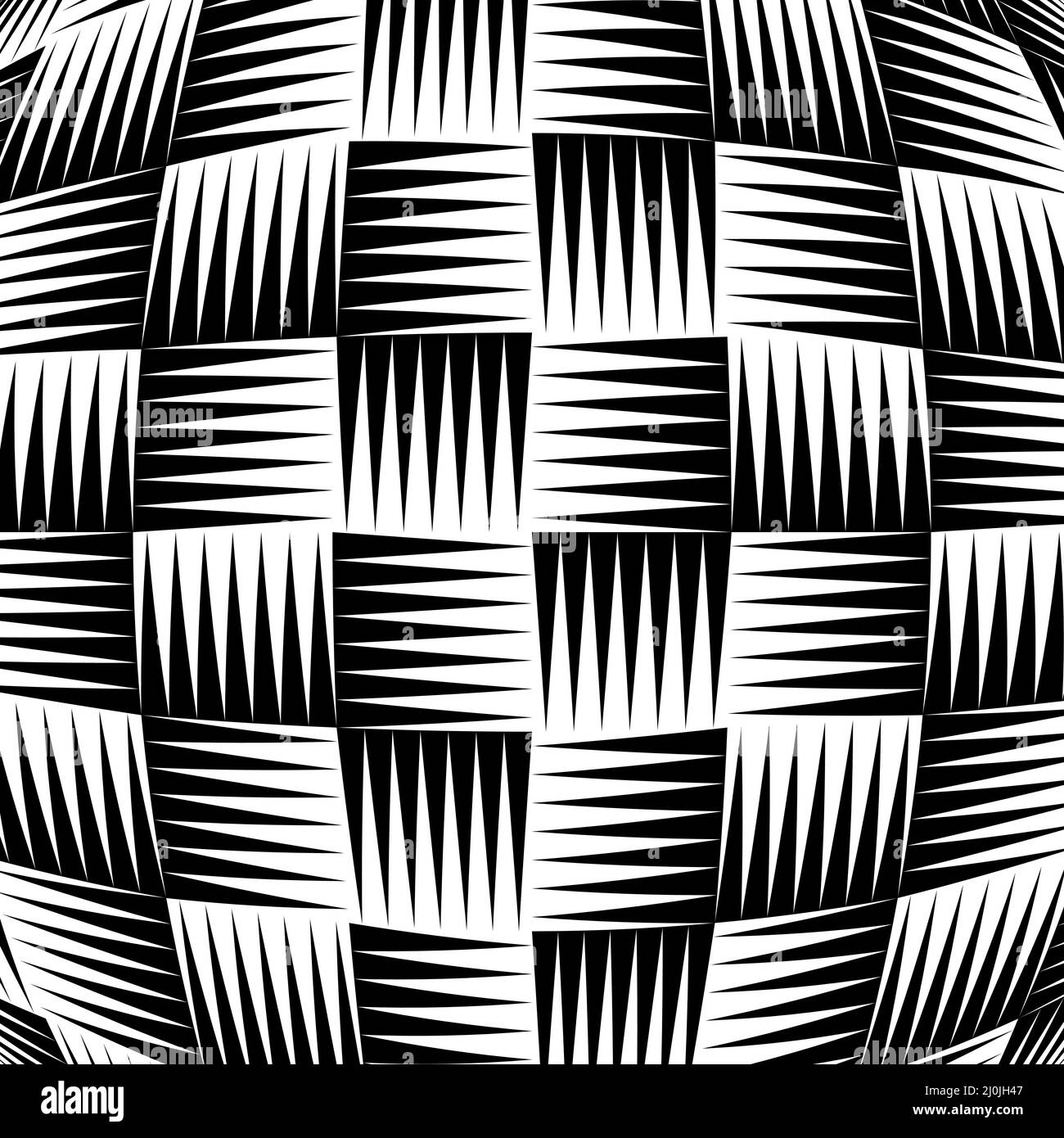 Abstract op-art, edgy, triangular background, pattern and texture in ...