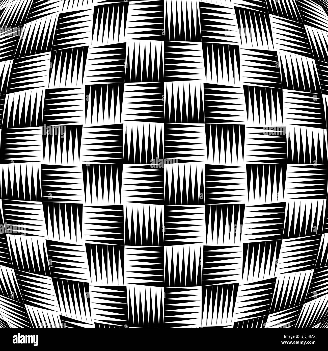 Abstract op-art, edgy, triangular background, pattern and texture in ...