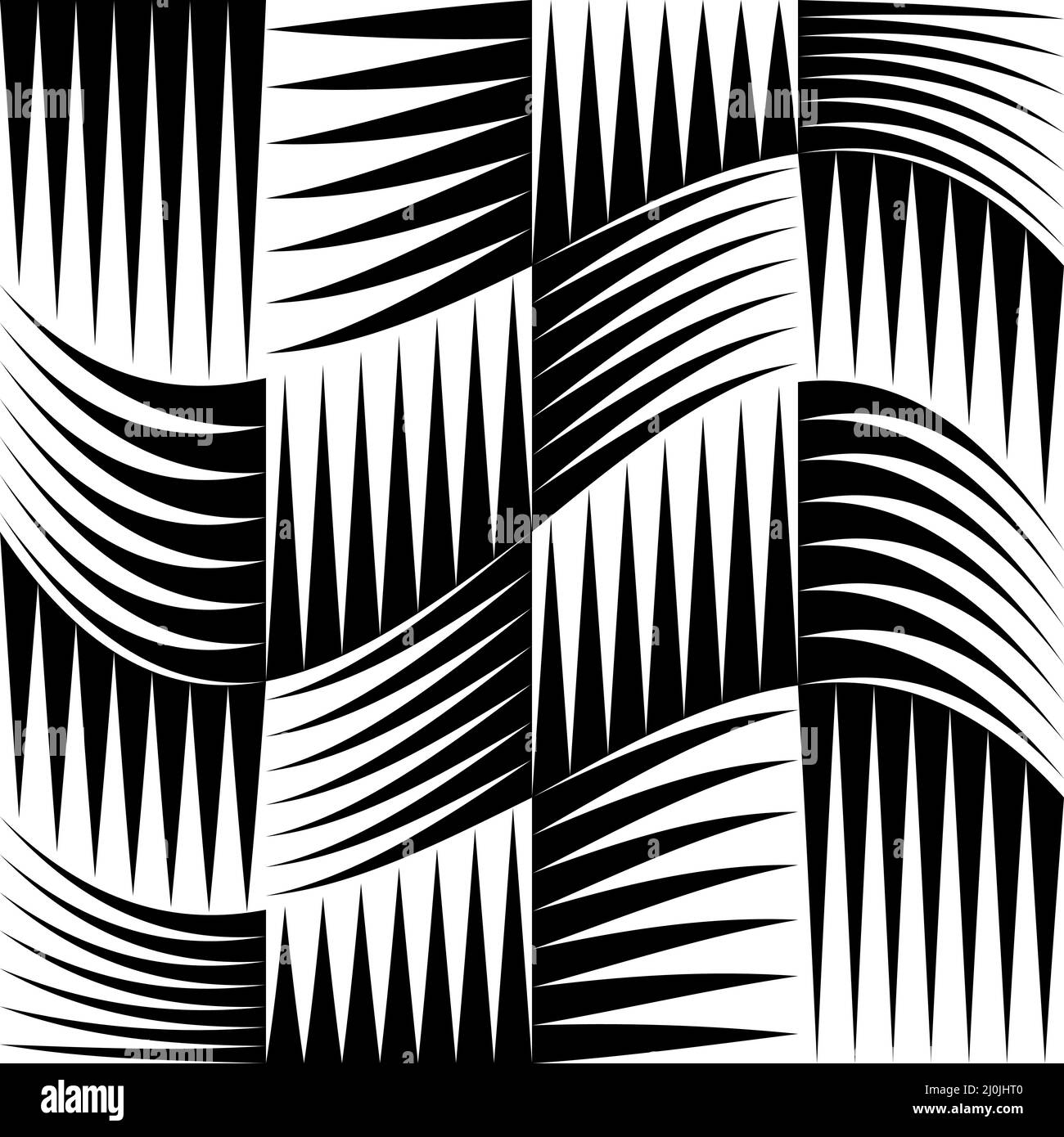 Abstract op-art, edgy, triangular background, pattern and texture in ...