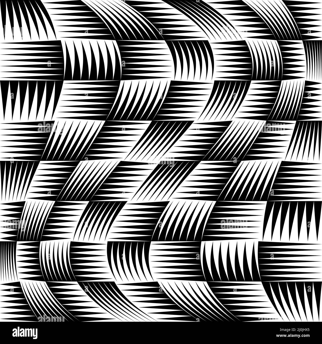 Abstract op-art, edgy, triangular background, pattern and texture in ...