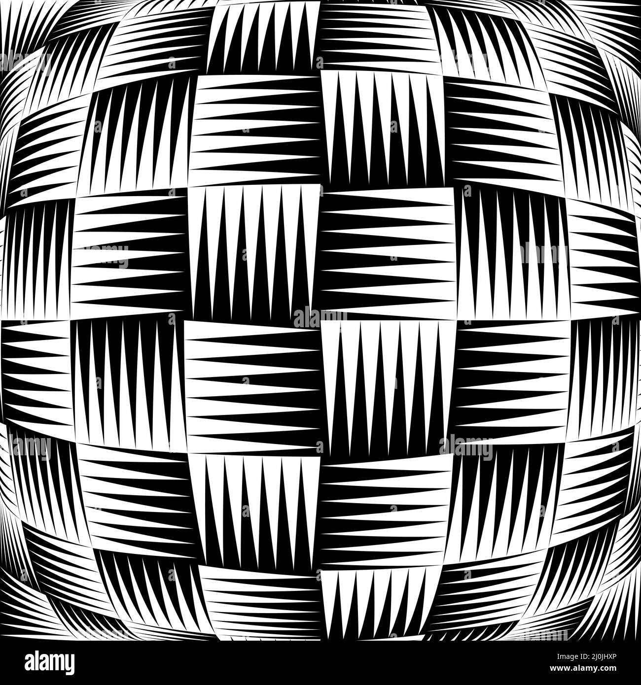Abstract op-art, edgy, triangular background, pattern and texture in ...