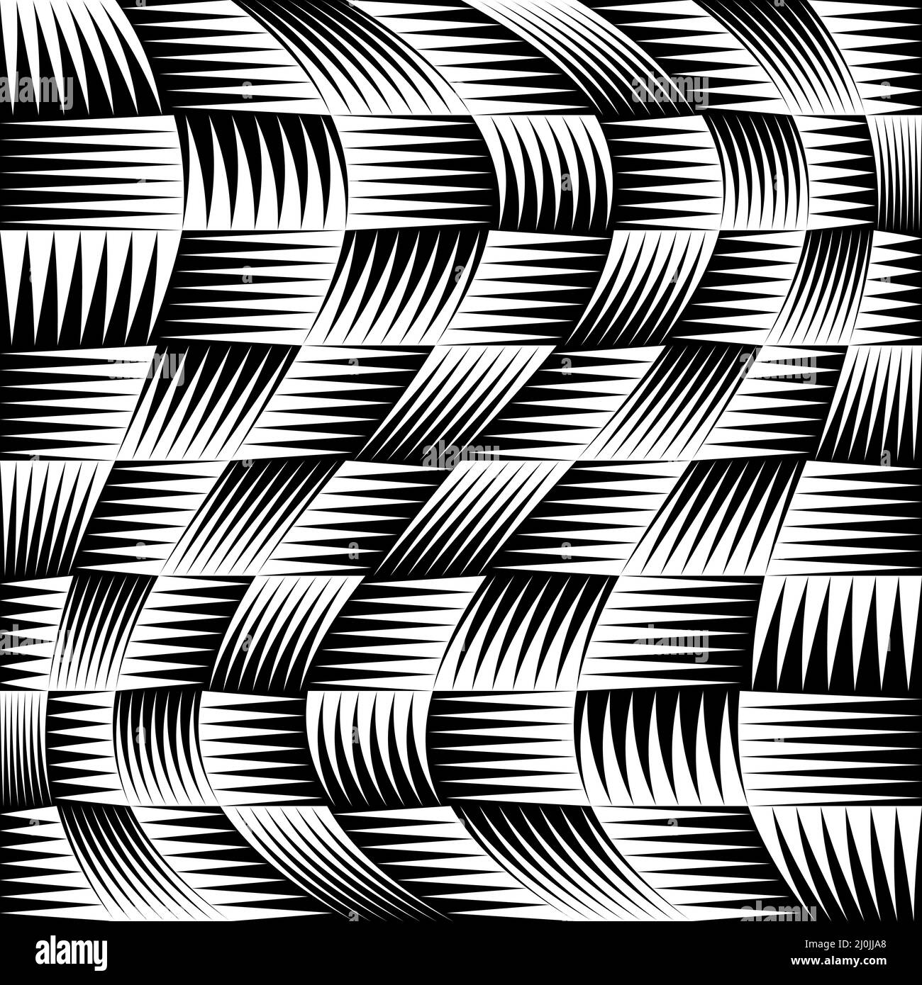 Abstract op-art, edgy, triangular background, pattern and texture in ...