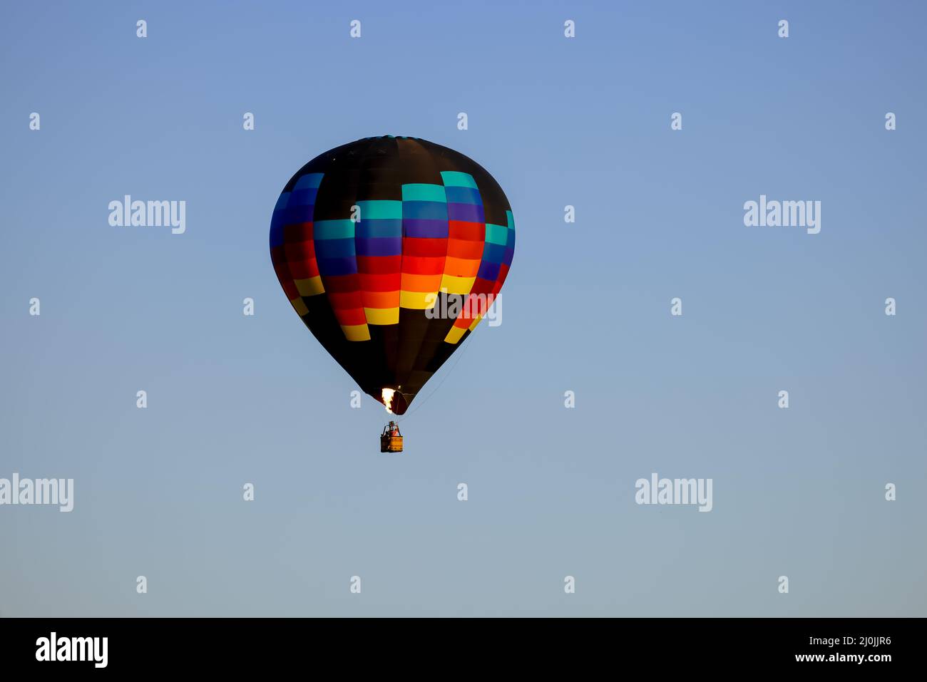 Blue air balloon hi-res stock photography and images - Alamy
