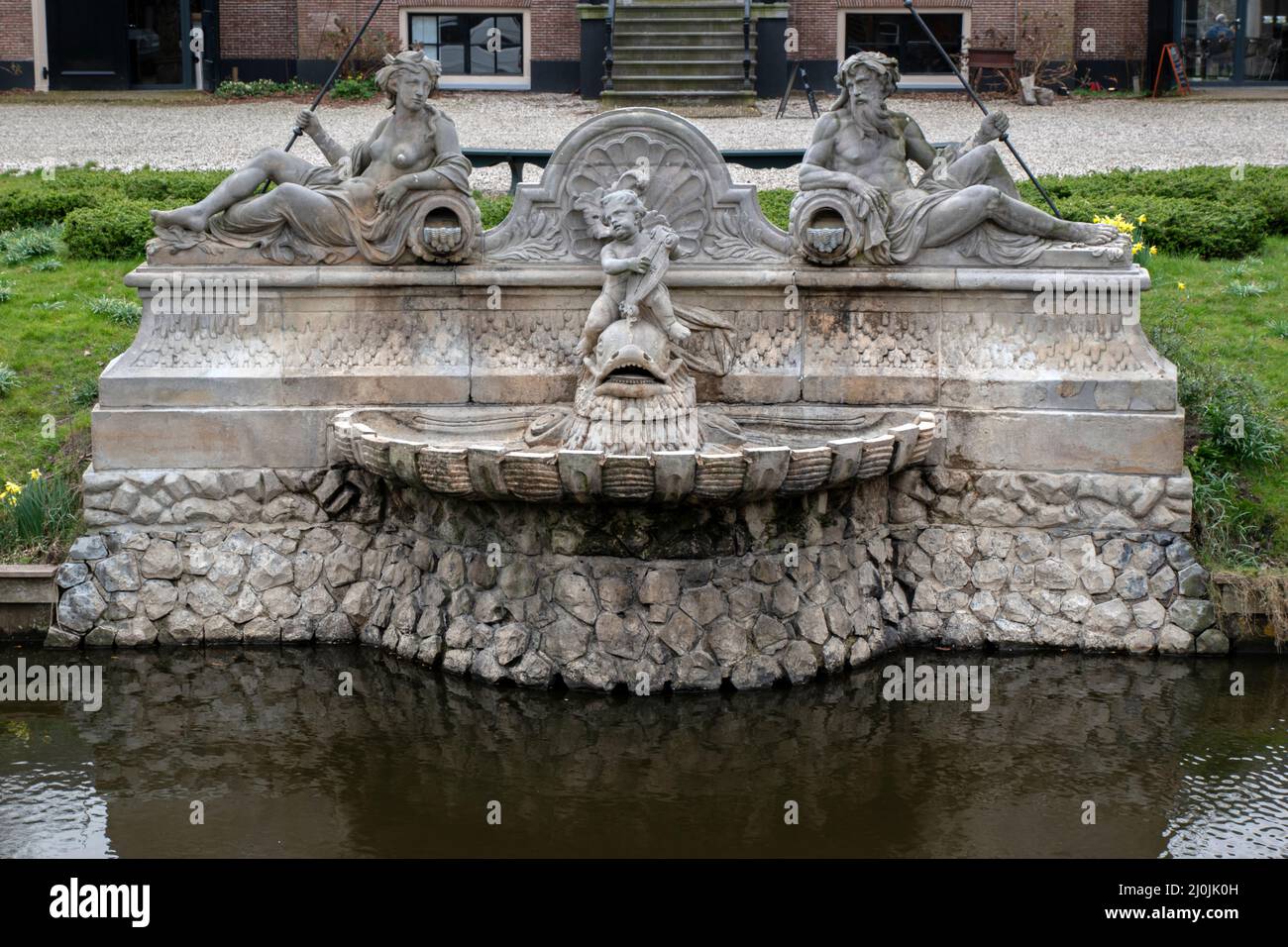 Fountain From The Huize Frankendael Building At Amsterdam The ...