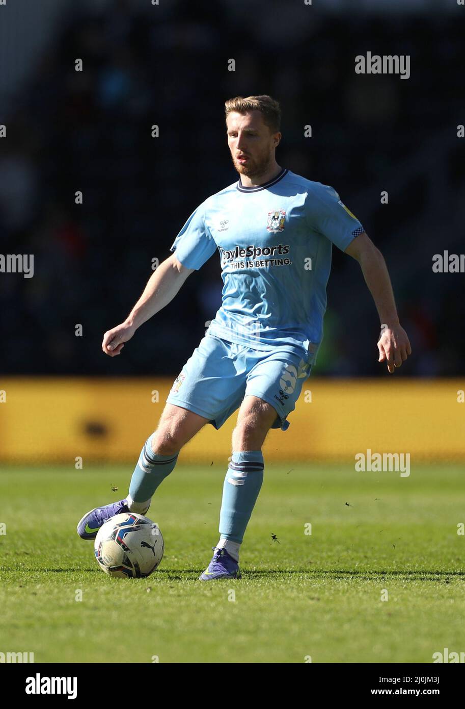 Coventry City's Jamie Allen in action during the Sky Bet Championship ...
