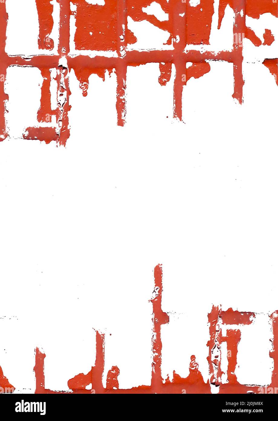 Red Painted Stained White Background Stock Photo - Alamy