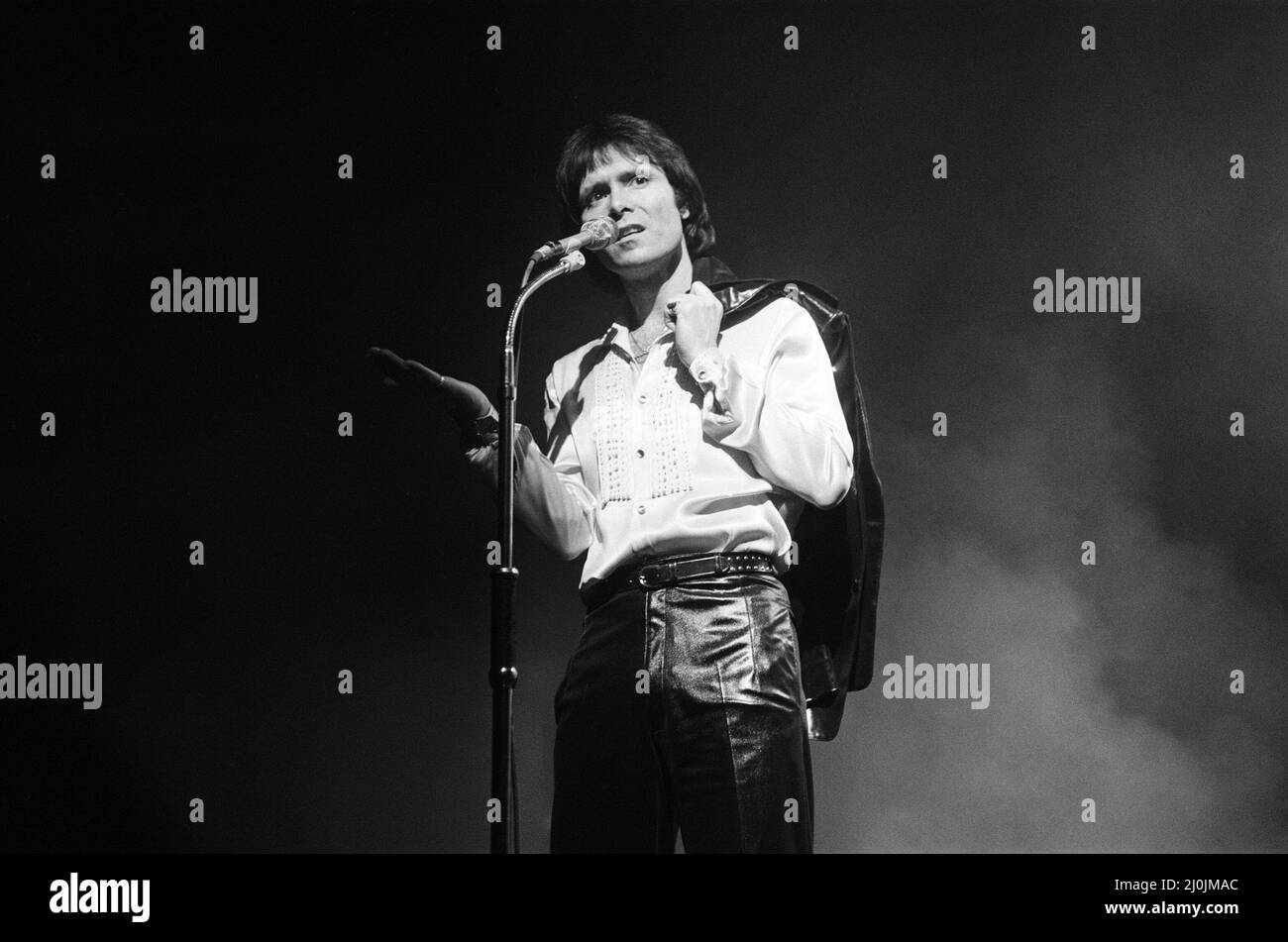 Cliff Richard in concert. May 1981 Stock Photo - Alamy